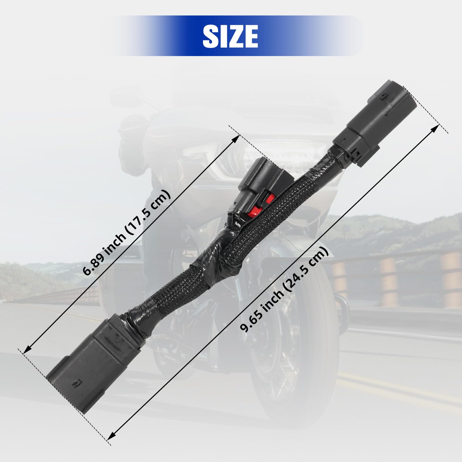 Snapklik.com : Tour Pak Quick Disconnect LED Light Adapter Harness Fit ...