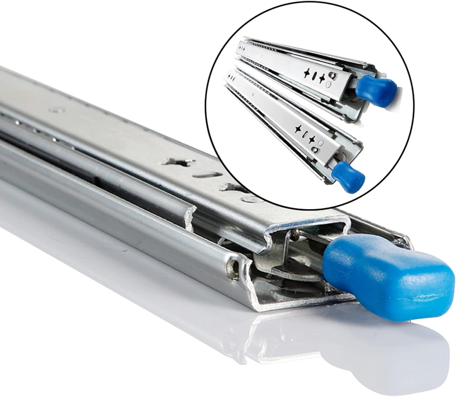 Heavy Duty Drawer Slides - Kitchen Cabinet Drawer Runners- Linear Slide ...