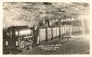 Amazon.com: Compressed Air Train in Gold Mine - Vintage Image: Posters ...