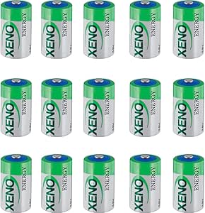 Amazon.com: 15-Pack XLP-050F / XL-050F 1/2 AA 3.6V Battery 1200MAH ...