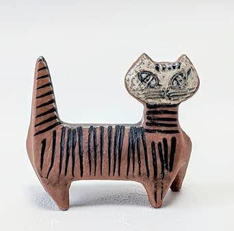 Amazon.co.jp: Lisa Larson Cat Lilla Zoo Standing Cat Vintage Antique ...