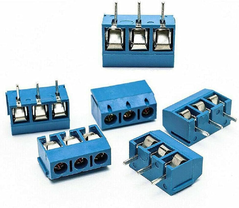 Amazon.com: 100 * KF301-3P Terminal Block, Lightweight Durable 3 Pin ...