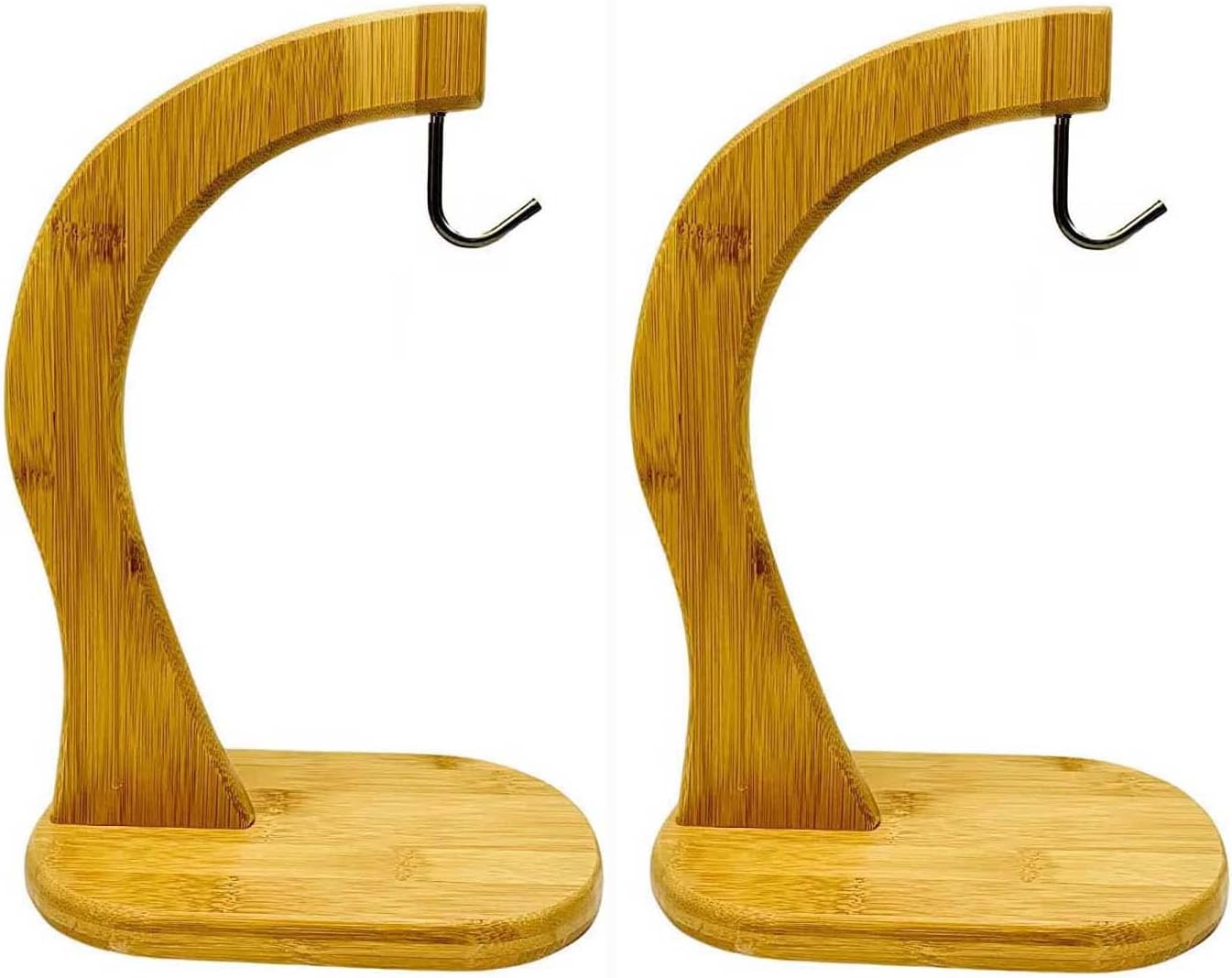 Amazon.com: JapanBargain 2-Pack Bamboo Banana Hanger – Wooden Banana ...