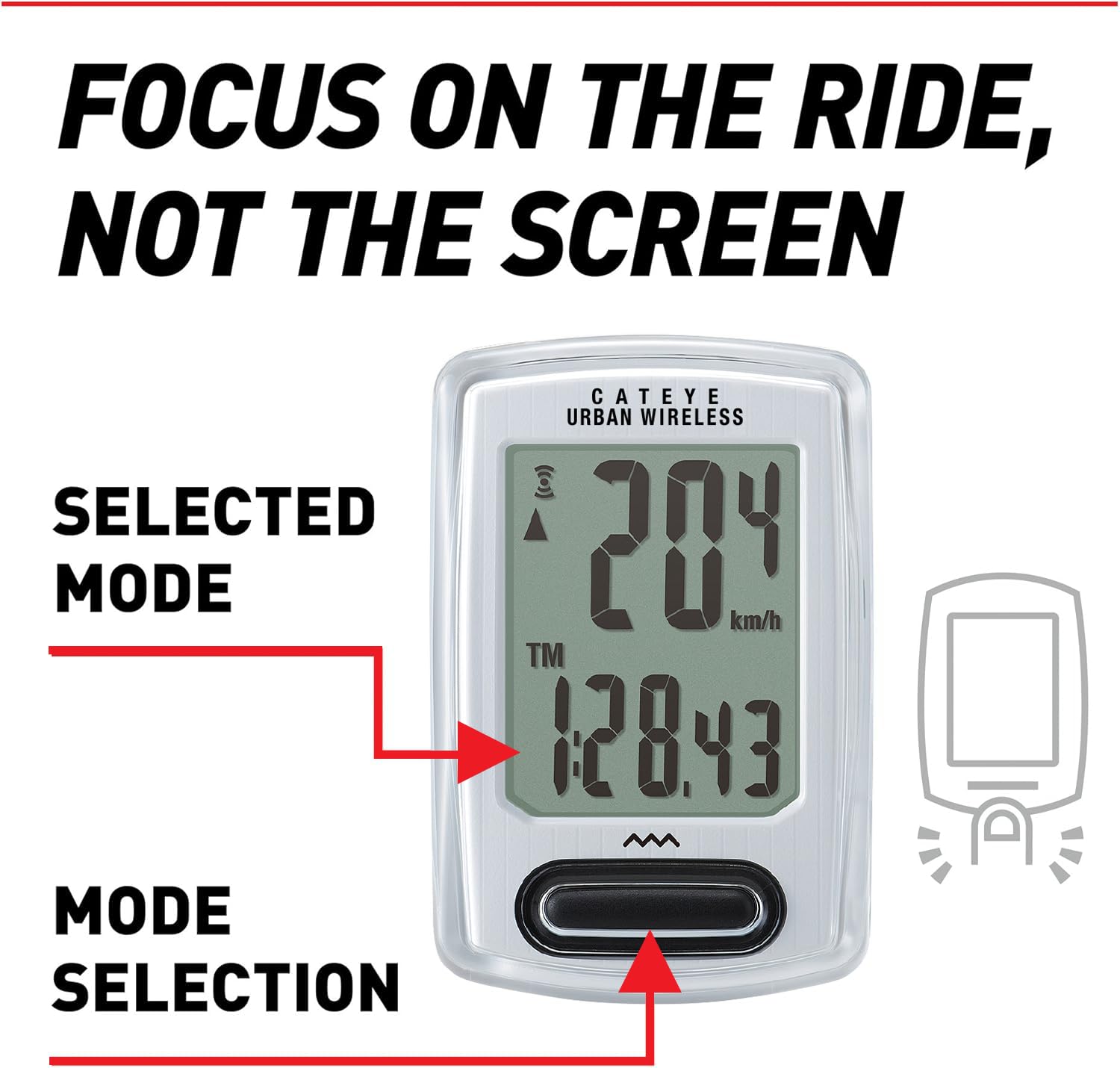 Snapklik.com : CATEYE Urban Wireless Bike Computer Analog Speedometer ...