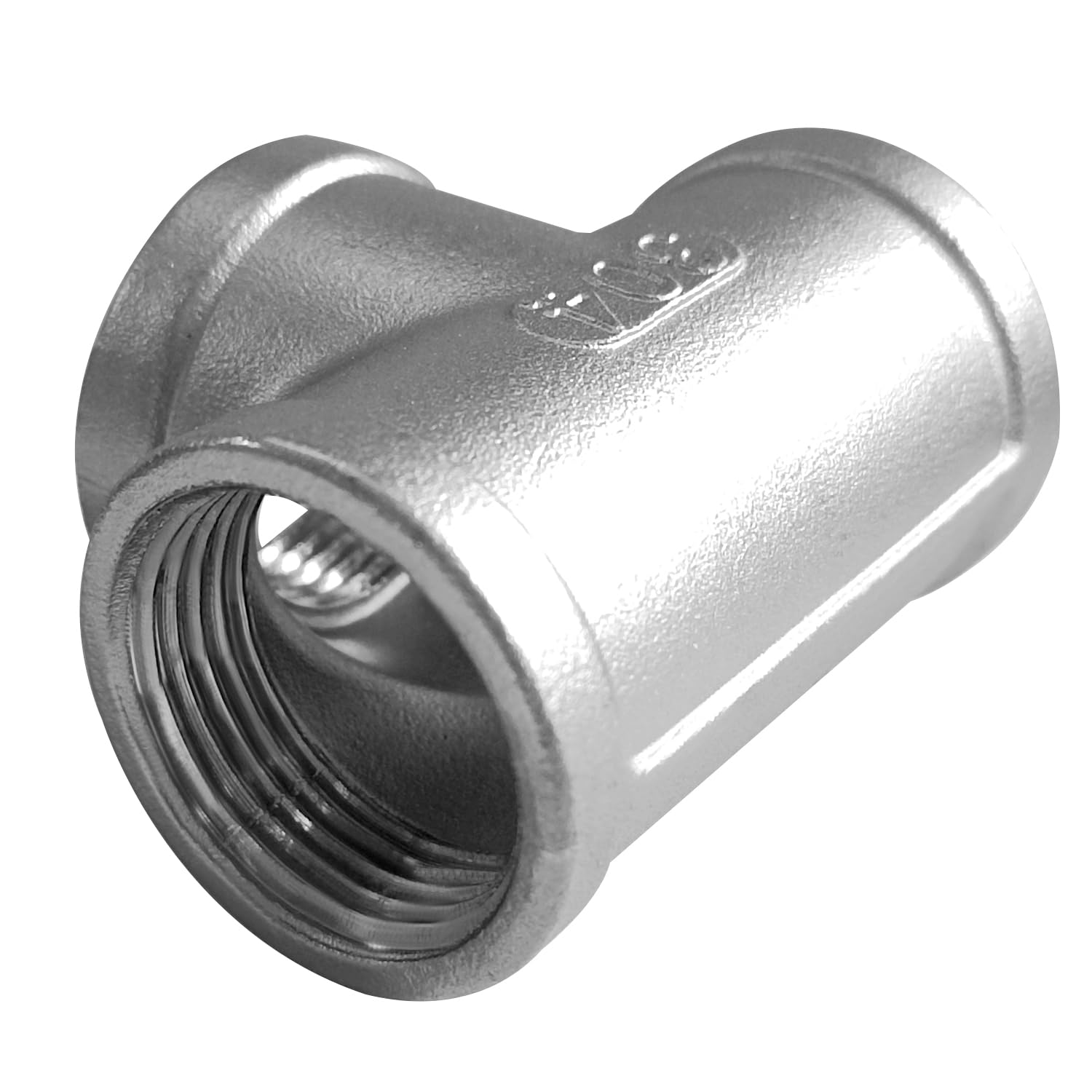 Snapklik.com : Stainless Steel Tee Pipe Fitting 1" X 1" X 1" NPT Female ...