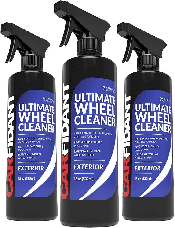 Amazon.com: Carfidant Ultimate Wheel and Tire Cleaner Spray - Non ...