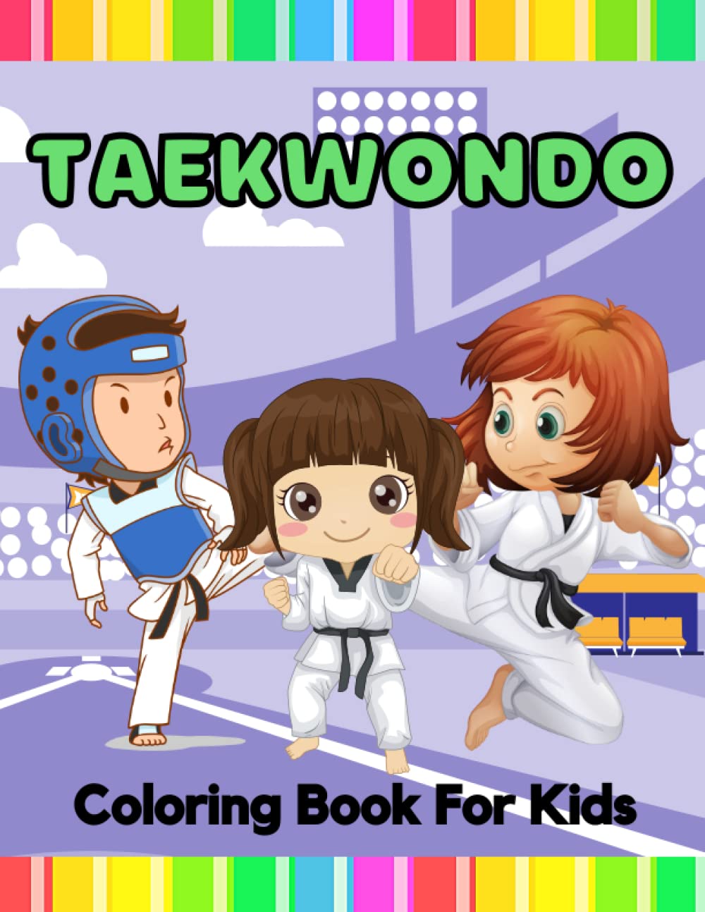 TAEKWONDO Coloring Book For Kids: Perfect Cute Taekwondo Coloring Books ...