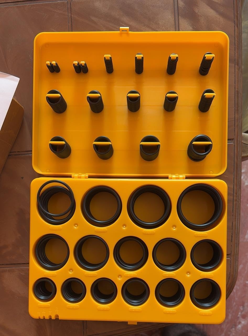 Parker O-Ring Kit 3 (386 Pieces), 30 Imperial Sizes NBR-70 : Amazon.in ...