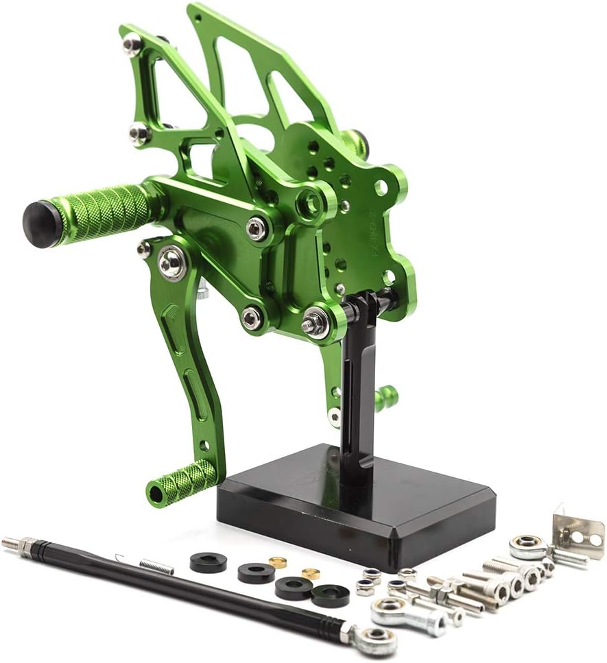 Amazon.com: FXCNC CNC Billet Anodized Adjustable Motorcycle Rearset ...