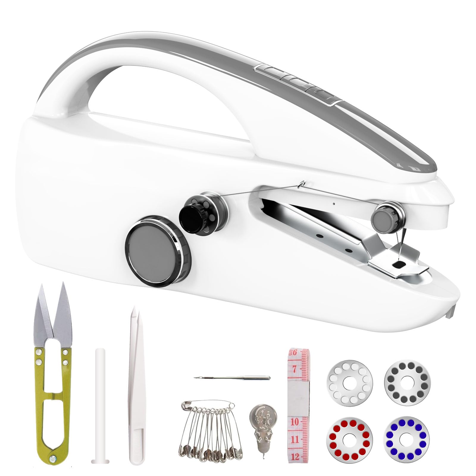 Amazon.com: Handheld sewing machine, portable, mini sewing machine ...