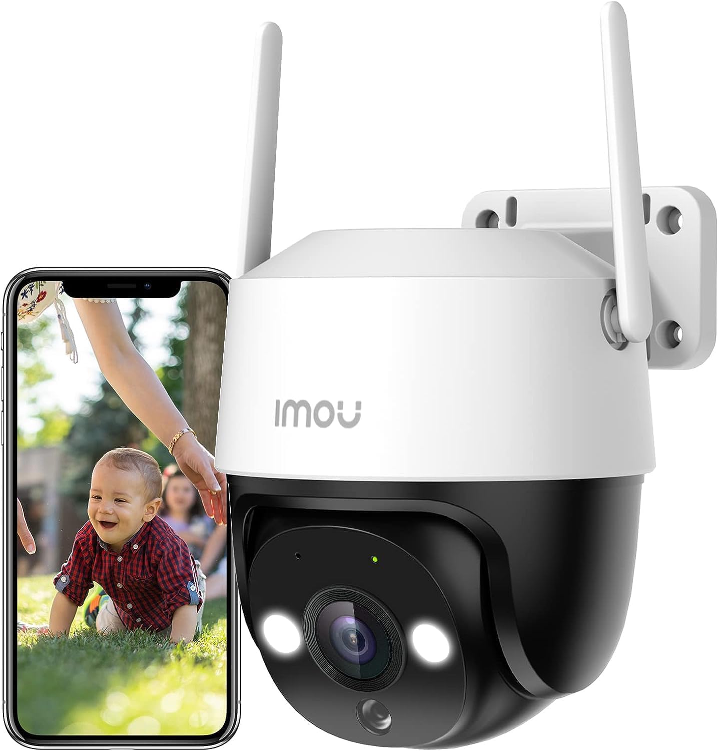 Imou 360° Cámara Vigilancia WiFi Exterior 1080P, PTZ Cámara IP ...
