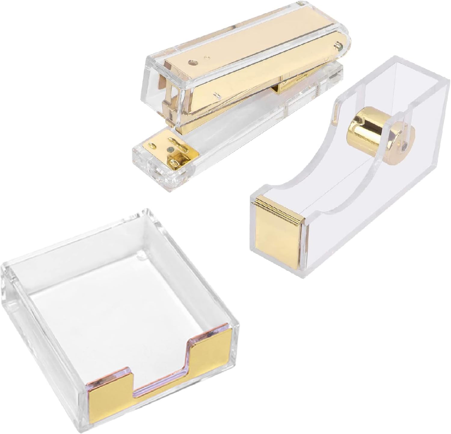 Buqoo Acrylic Desk Accessories Set Clear Office Desk Philippines | Ubuy