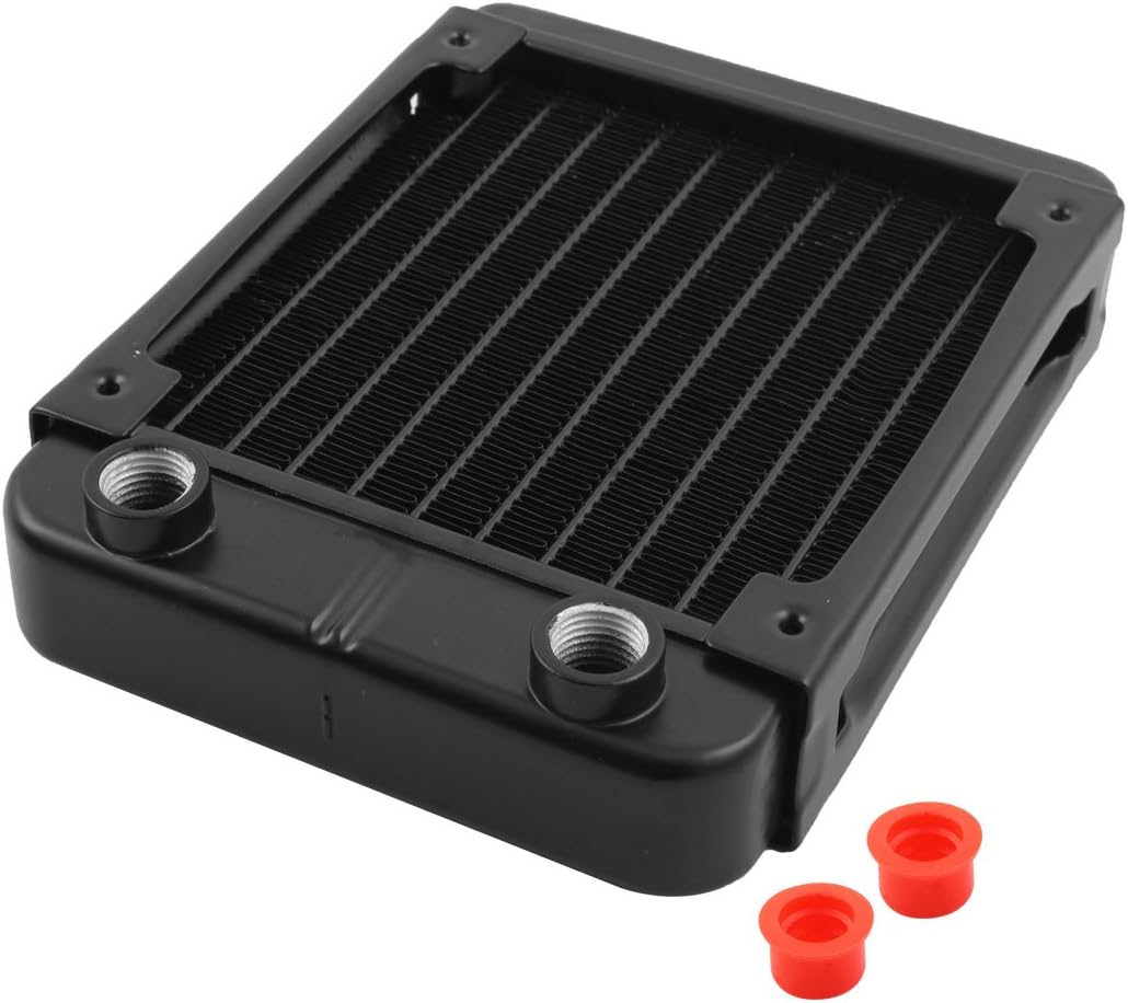 Amazon.com: uxcell Aluminum Computer CPU 10 Pipes Water Cooling Heat ...