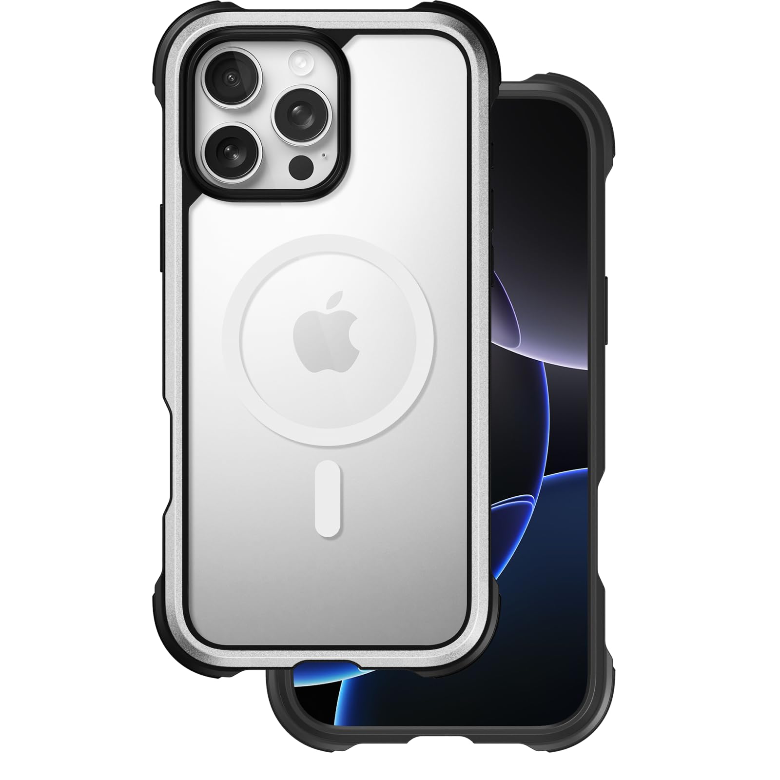 Amazon.com: MAGEASY for iPhone 16 Pro Max Bumper Case 6.9" - 20ft ...