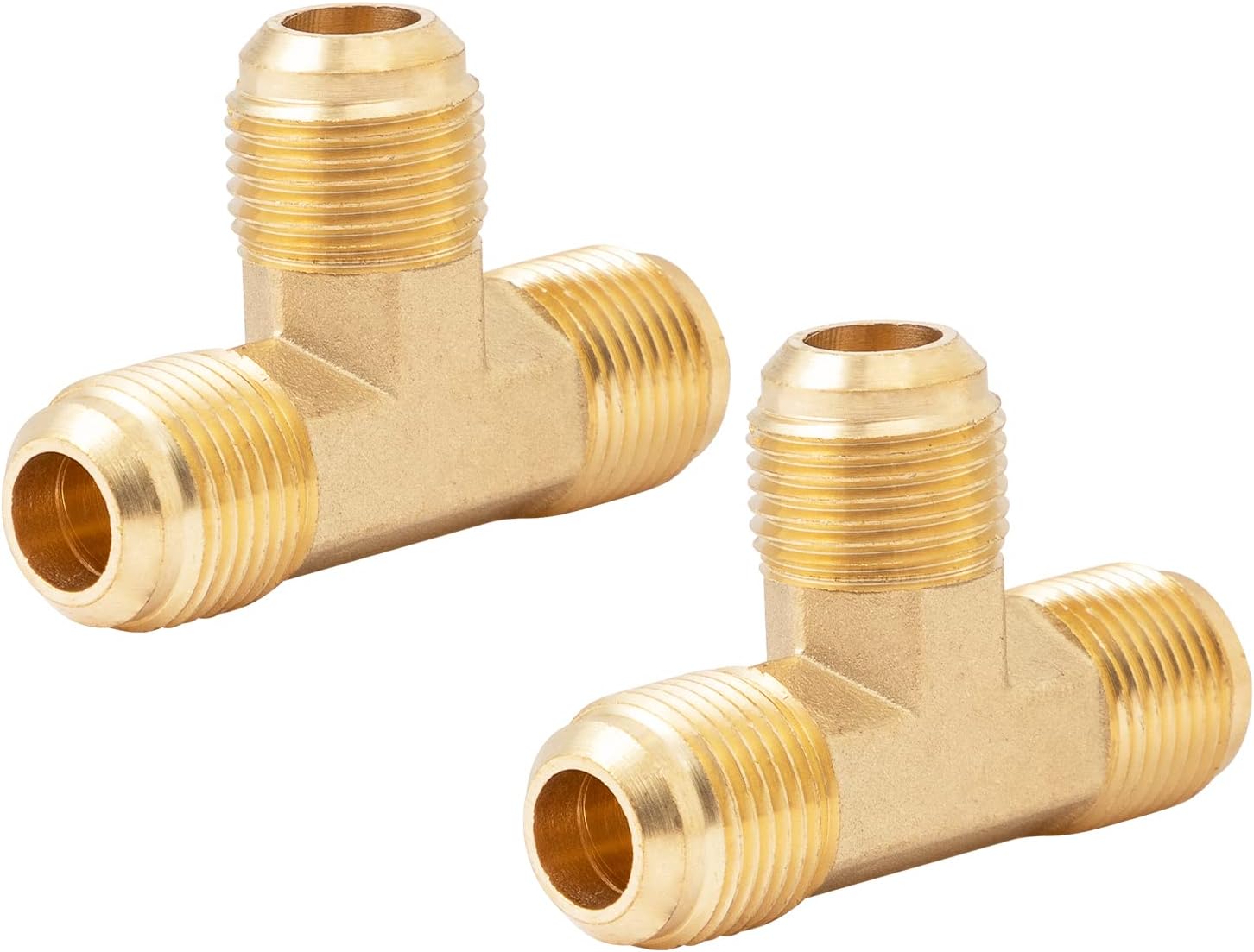 Amazon.com: SUNGATOR 3/8 Inch Flare Propane Tee Fittings, Brass 3/8 ...