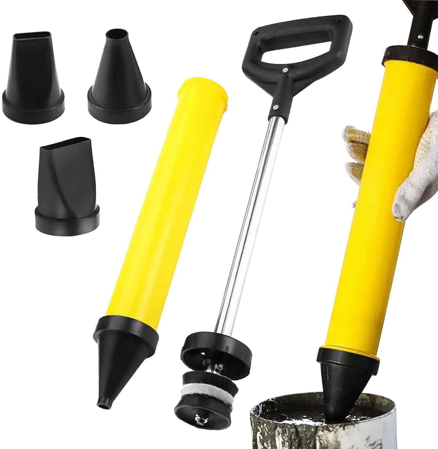 Manual Grout Pump,Grout Caulking Hand Tool Pump with 4 Different ...