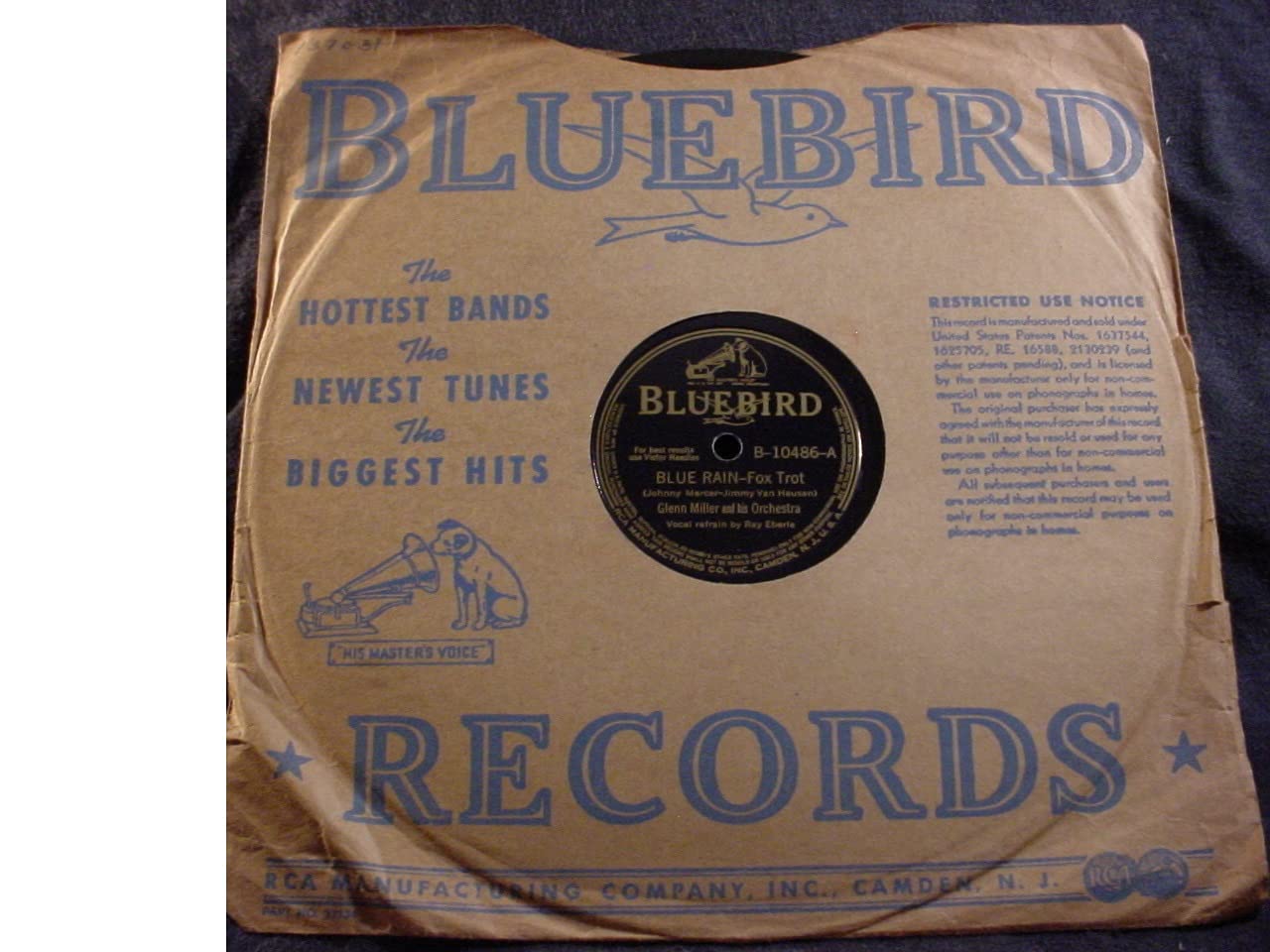 Amazon.com: Glenn Miller & His Orchestra Very Nice Original 10 Inch ...