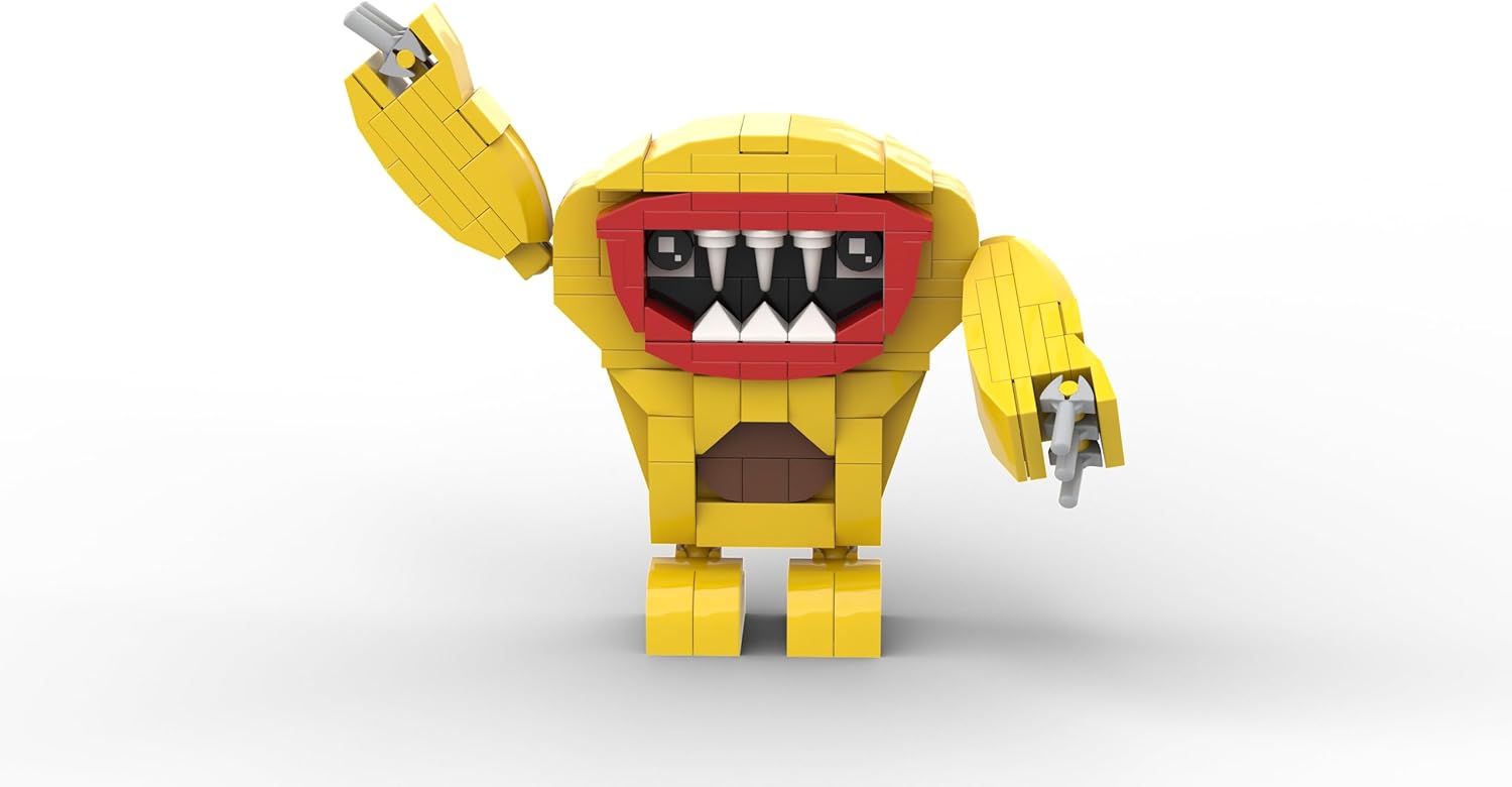 Amazon.com: ICEBRICKS Joyville Wooly Bully Building Block Set, Horror ...