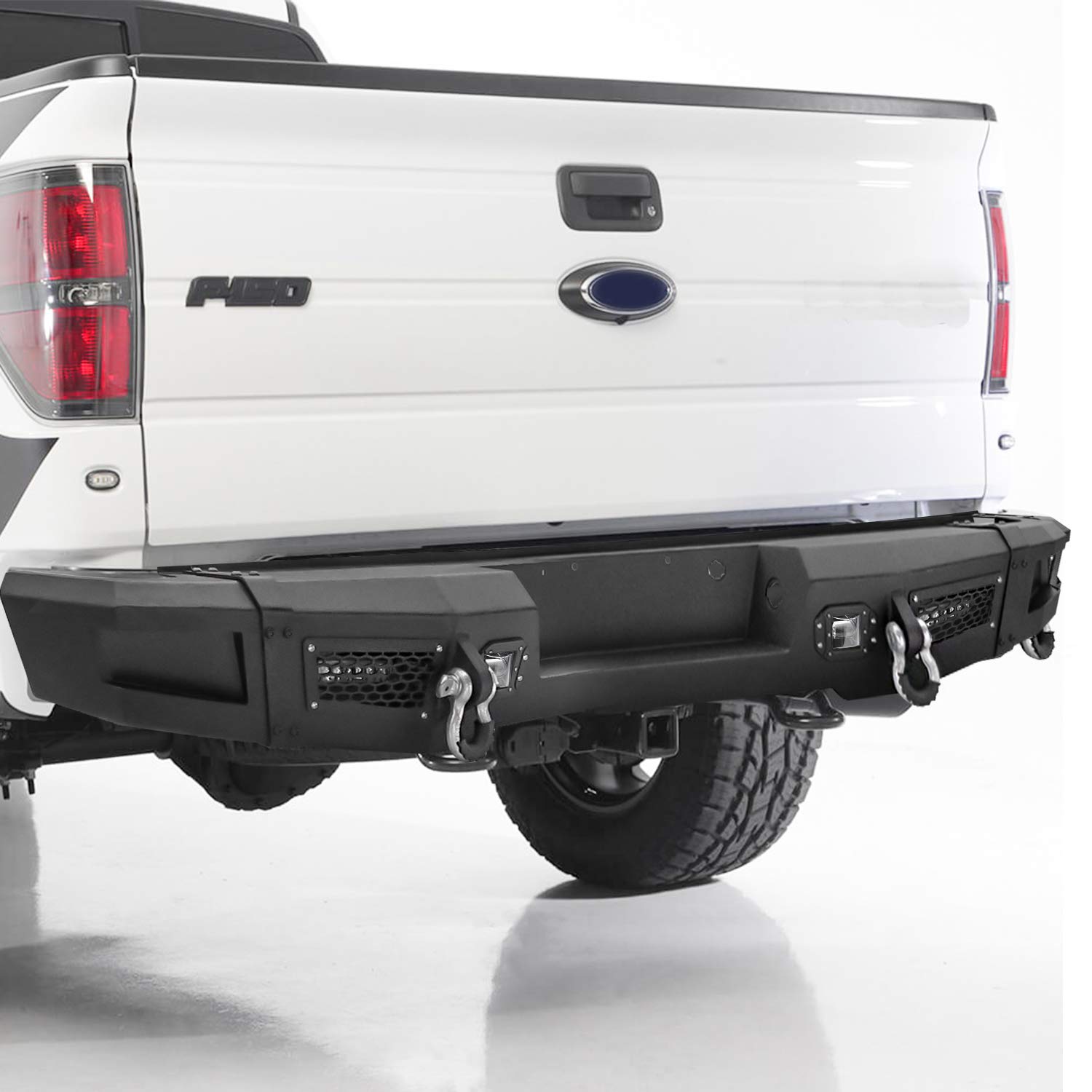 Buy Front Bumper + Rear Bumper for F150 2009-2014, AAIWA Steel Bumper ...