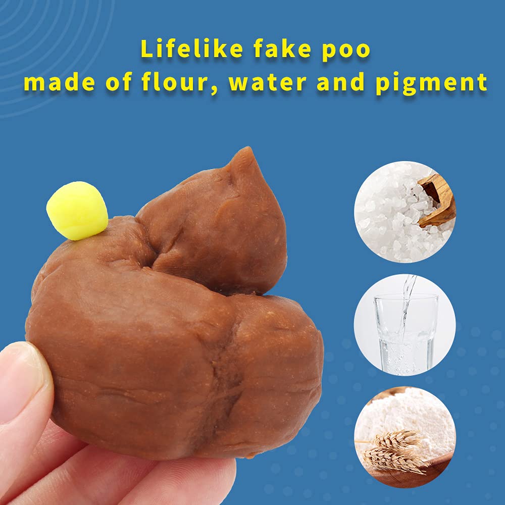 Snapklik.com : Realistic Fake Poop, April Fools Pranks Gift, Color ...