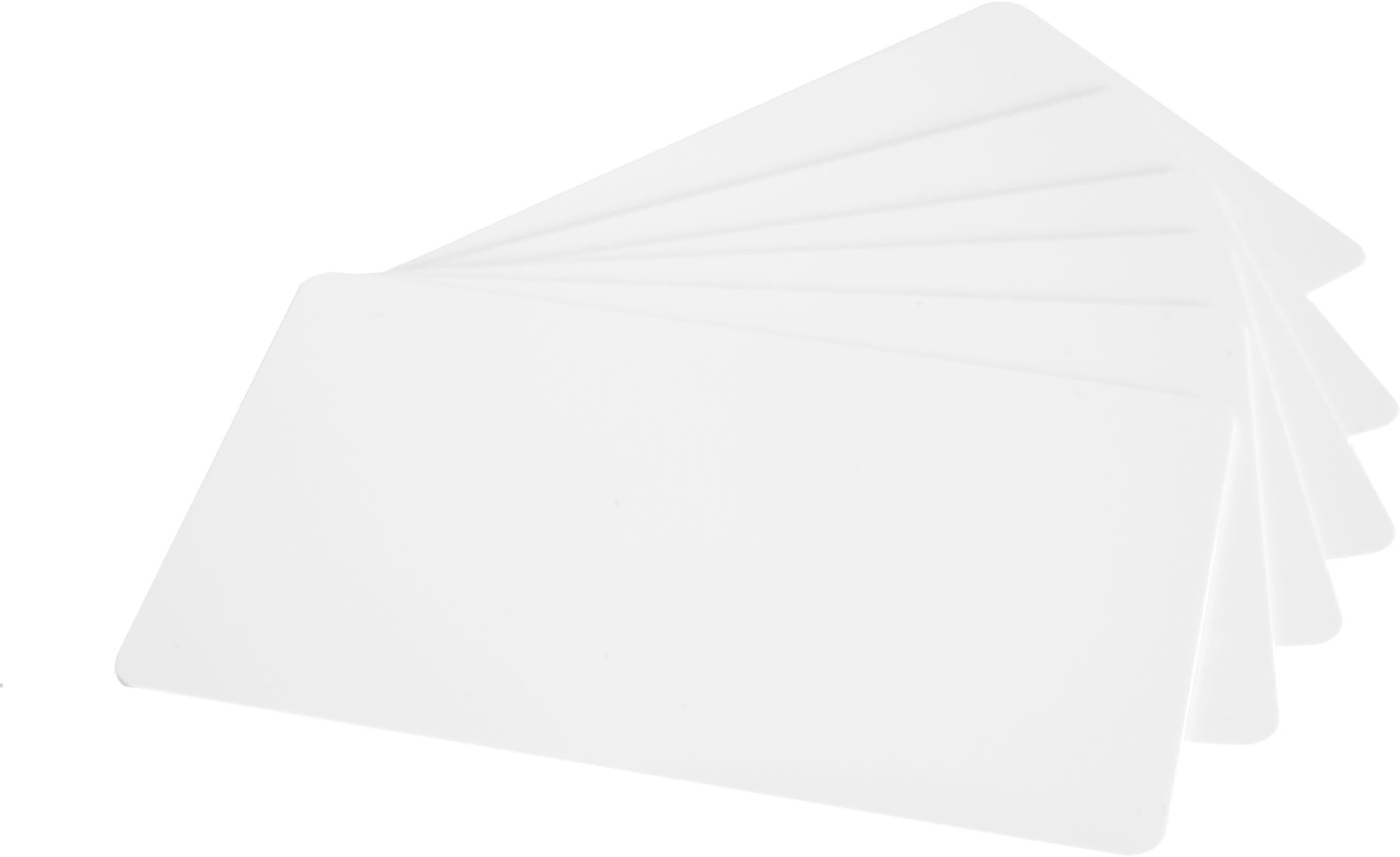 PVC Karten Blanko Premium Plastikkarten, CR80 Weiß Standard ...