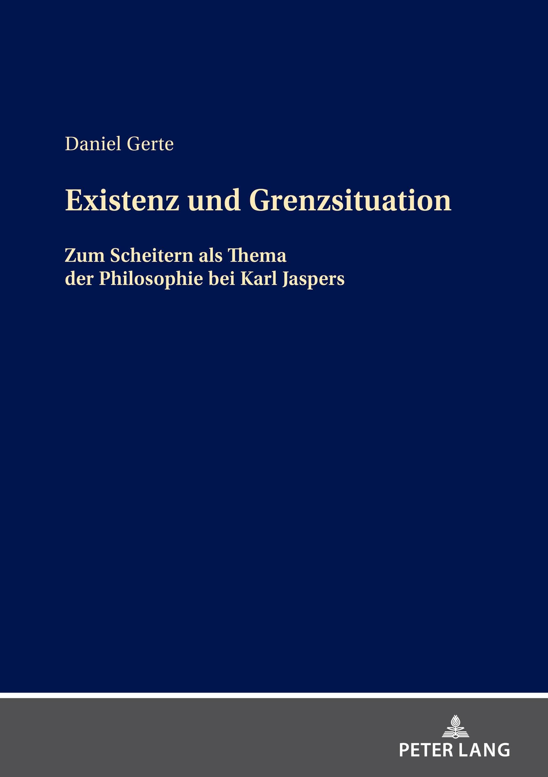 Existenz und Grenzsituation: Zum Scheitern als Thema in der Philosophie ...