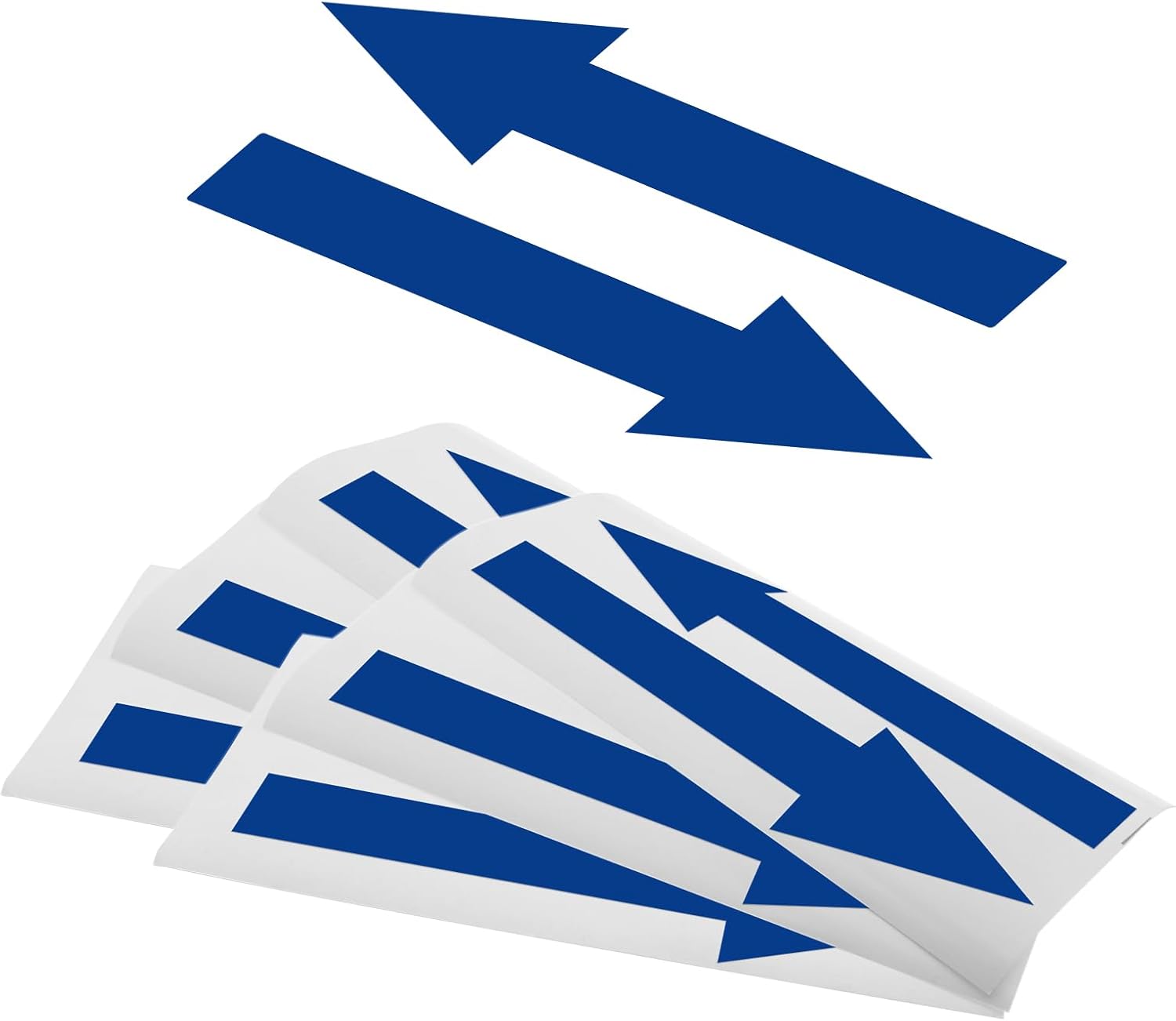 Amazon.com : Joyangy 8 x 2 inch Dark Blue Arrow Sign Stickers, 12 Pack ...