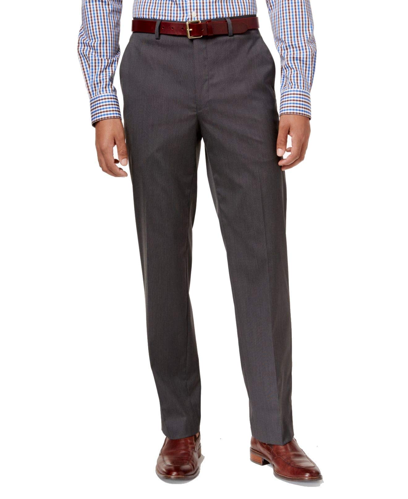 Michael Kors Mens Tic Dress Pants Slacks, Grey, 40W x 30L at Amazon Men ...