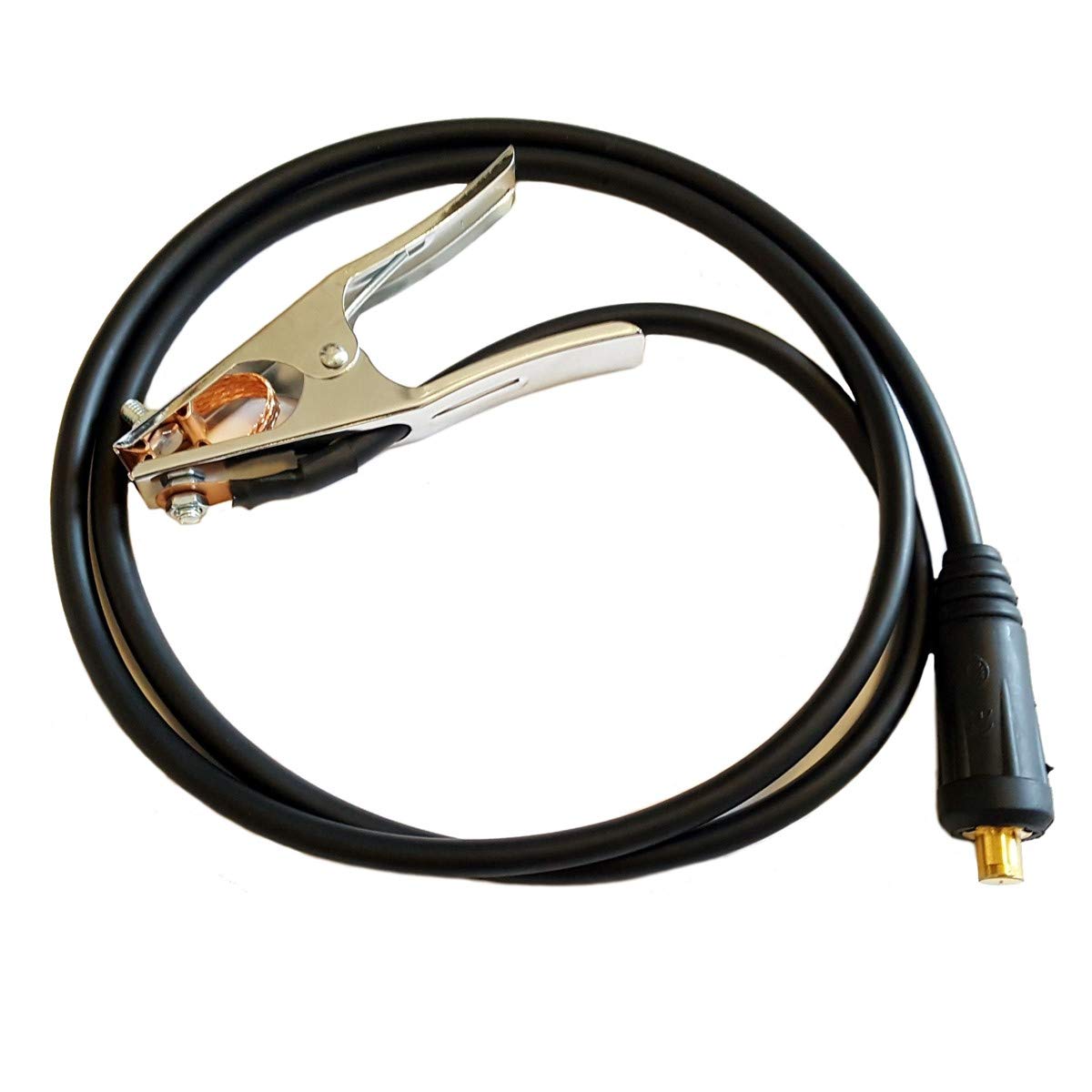 Earth CLAMP Welding Cable Ground Lead 200A ARC MIG TIG 10-25 DINSE DKJ ...