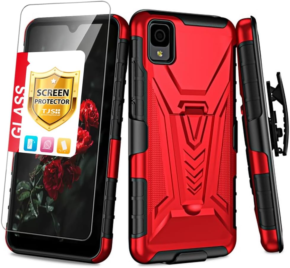 Amazon.com: TJS Compatible for Alcatel TCL 30 Z T602DL Case, TCL 30 LE ...