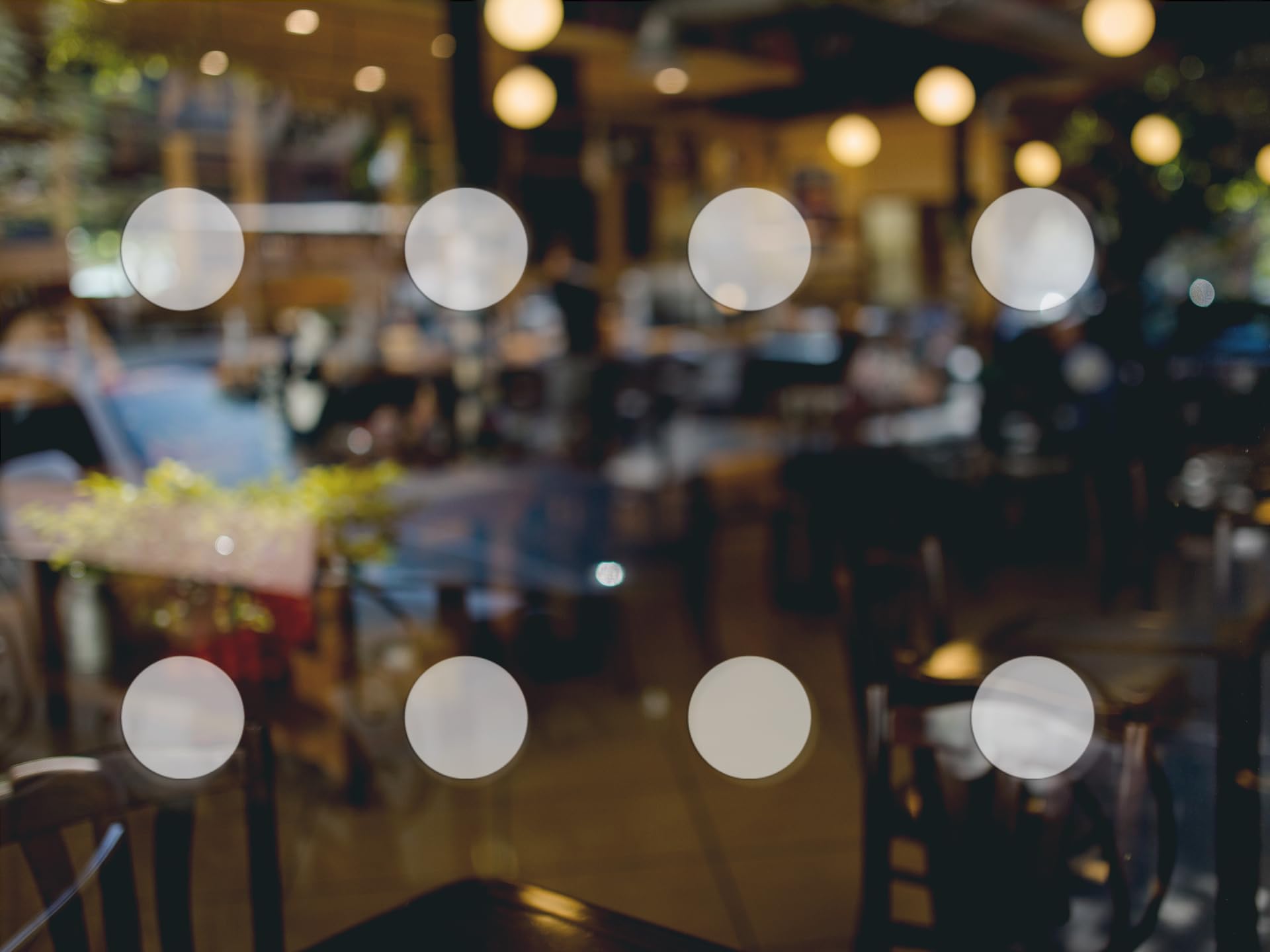 ALL PERSONALISED GIFTS Circular Safety Stickers Decals for Glass ...