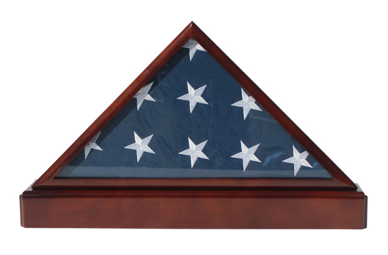 Snapklik.com : DisplayGifts Burial Funeral Flag Solid Beech Wood ...
