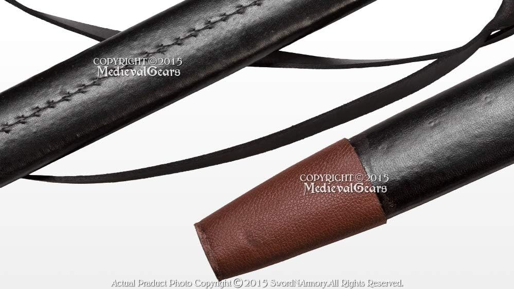 Buy Medieval Gears Brand Knights Templar Crusader Arming Sword Leather ...