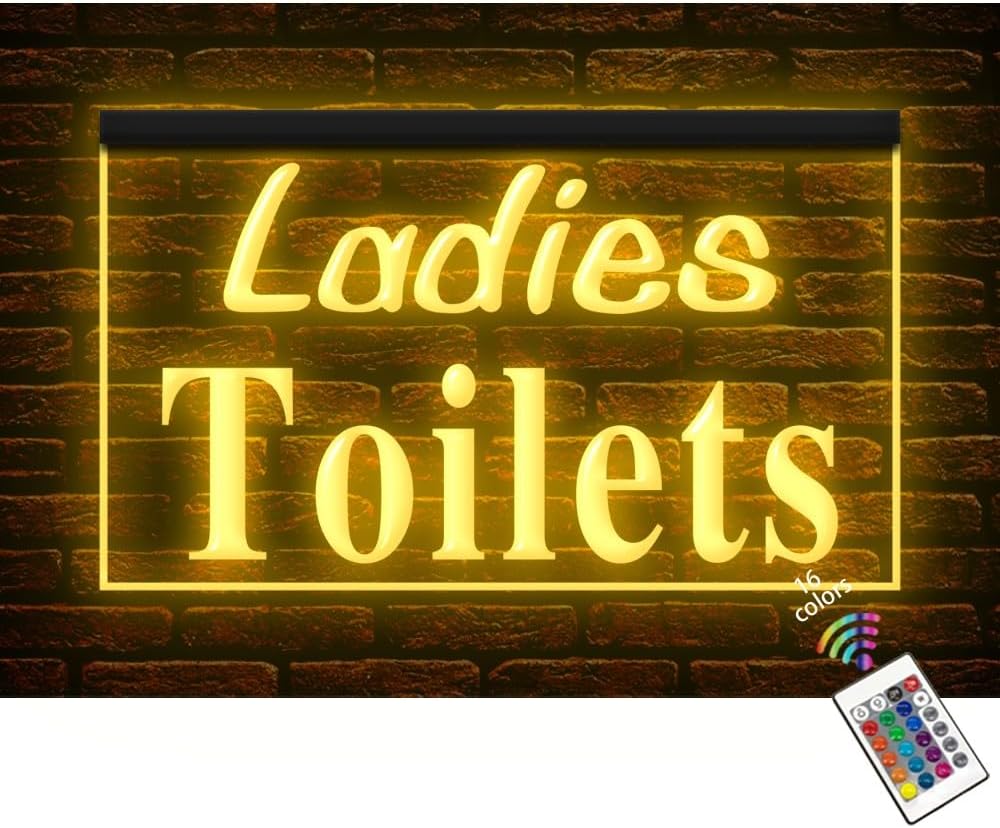 Amazon.com : 120070 Ladies Toilets Restroom Washroom Bathroom Display ...