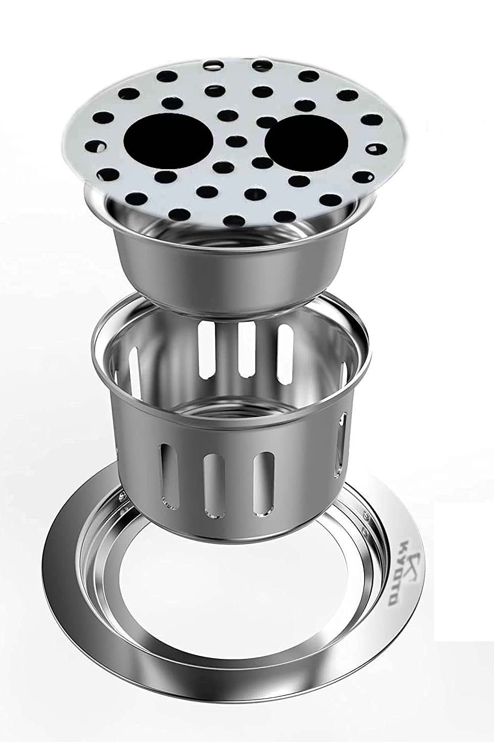 Buy KYOTO ( 5 INCH ) Round Lock Grating Stainless Steel SUS 304 Floor ...