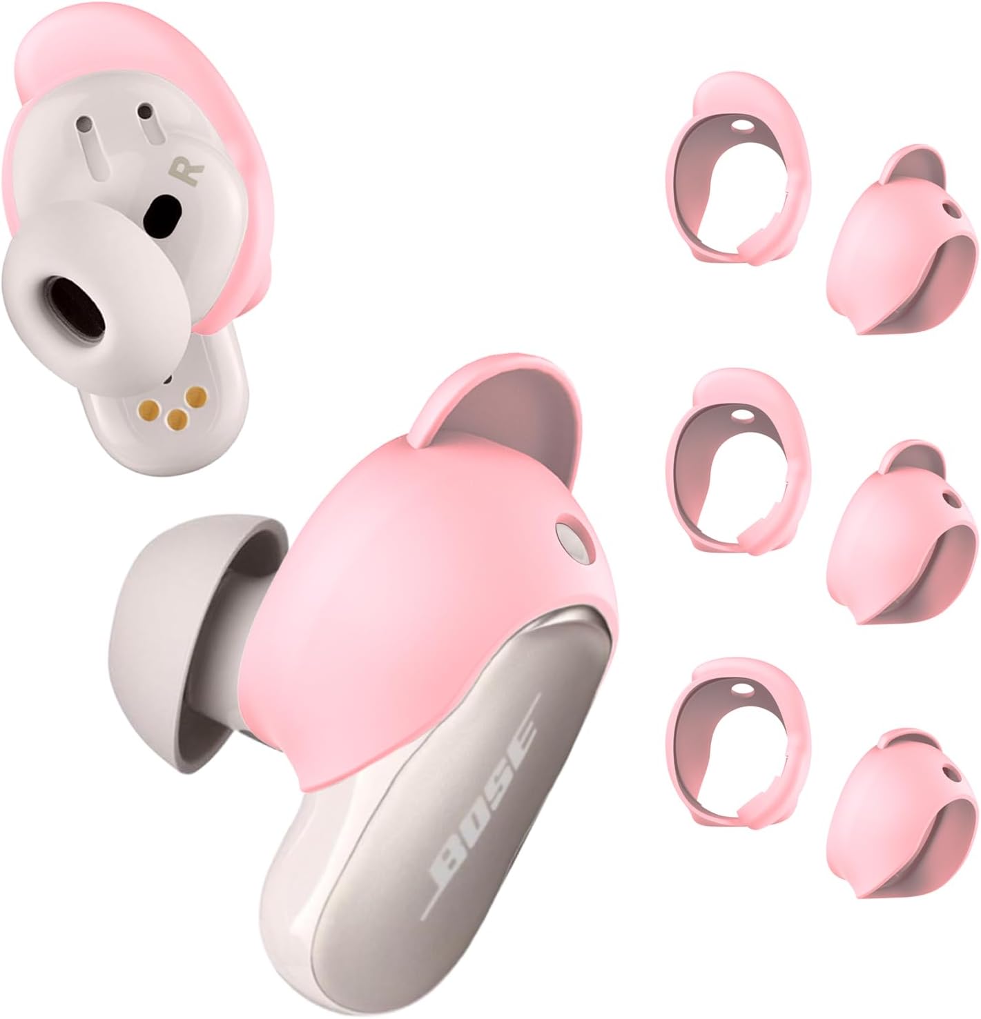 Amazon.com: [5 Pairs] Ear Tips Covers for Bose QuietComfort Earbuds II ...