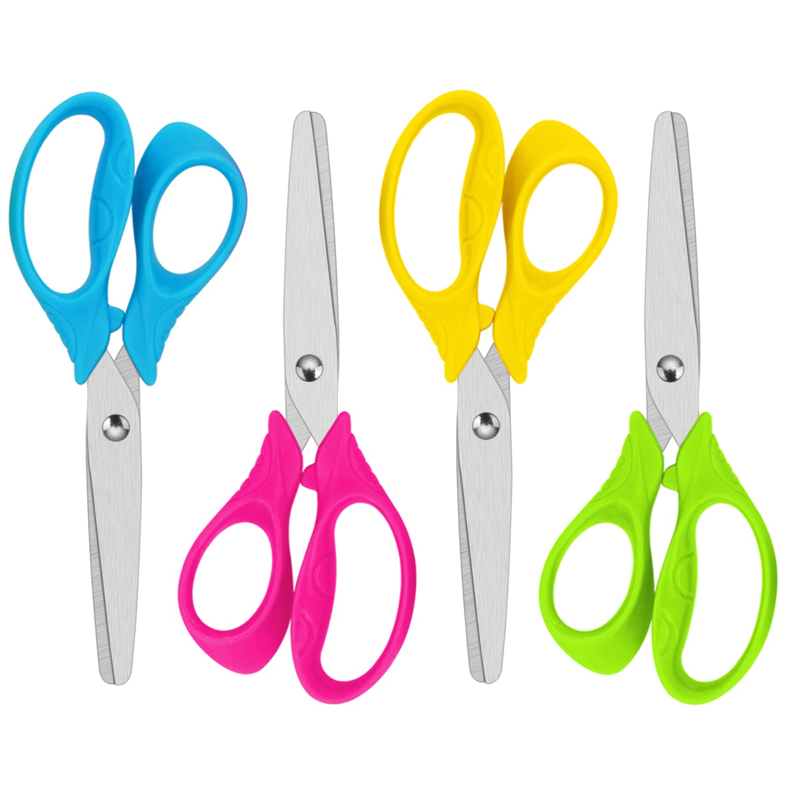 Amazon.com: Oiijiok Left Handed Scissors Kids,5" Lefty Scissors Kids ...