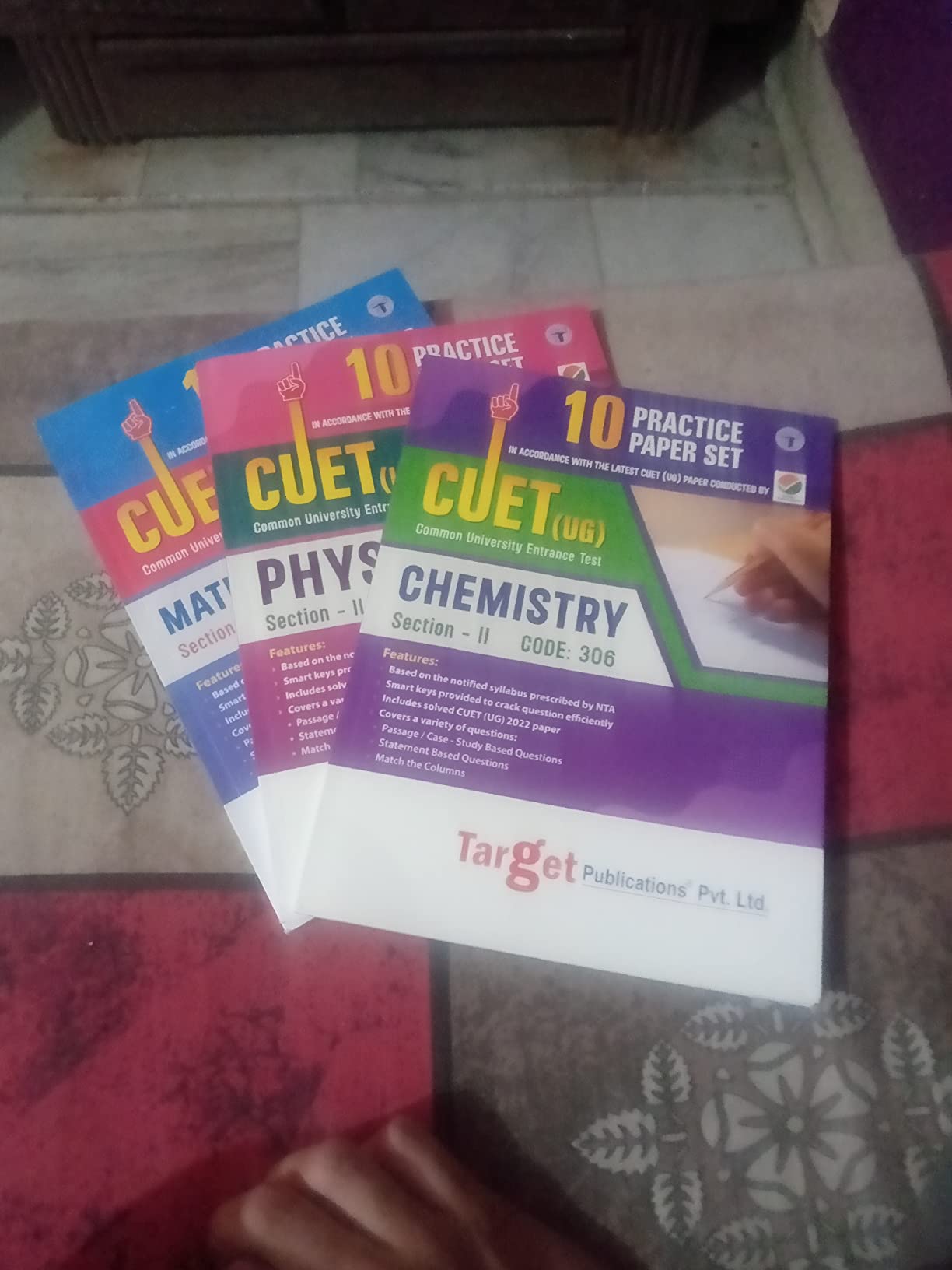 Buy NTA CUET (UG) Entrance Exam Books - Physics, Chemistry & Maths (PCM ...