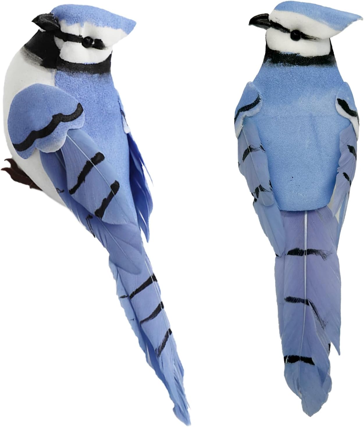 Amazon.com: LWINGFLYER Blue Jay Realistic Artificial Birds Ornaments ...