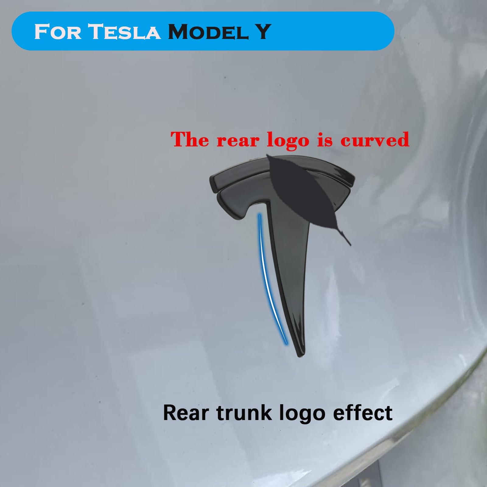 Snapklik.com : YHCDSEA For Model Y Emblem Badge Sticker Cover, Fit For ...