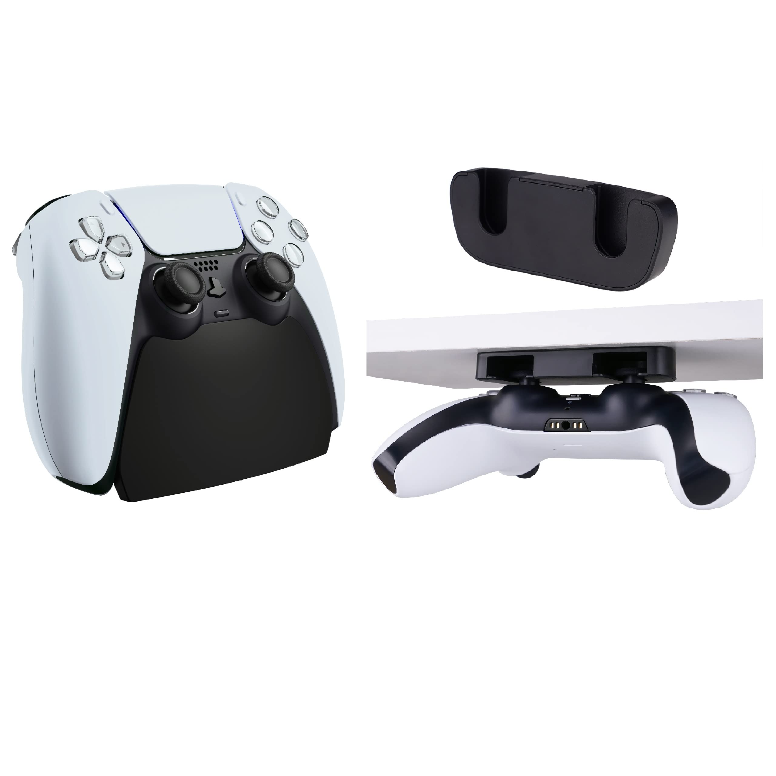 Amazon.com: PlayVital Solid Black Controller Display Stand for ps5 ...