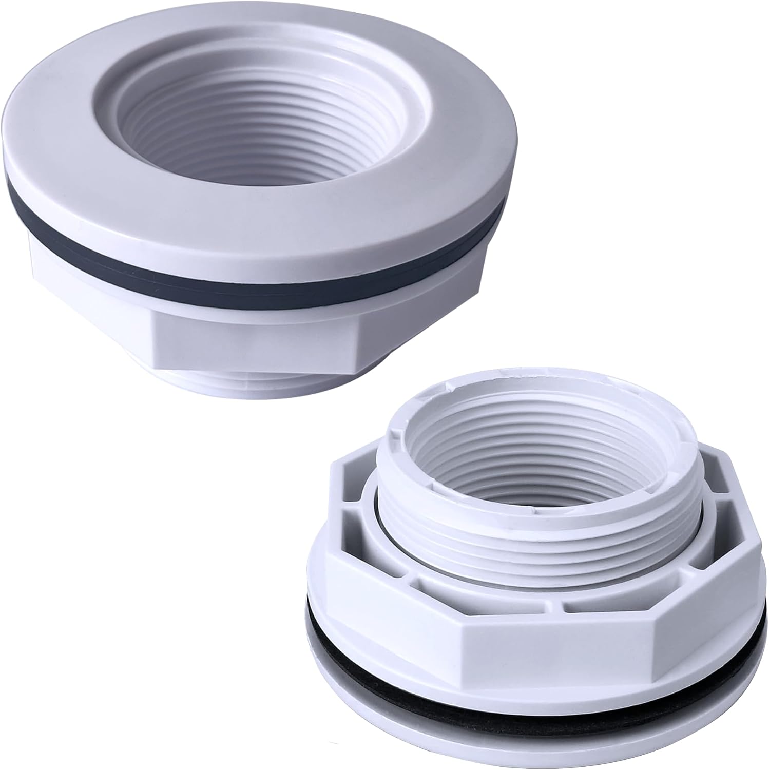 Amazon.com: Vcoyarw 1 Pcs 1 1/2" Above Ground Pool Inlet Return Fitting ...