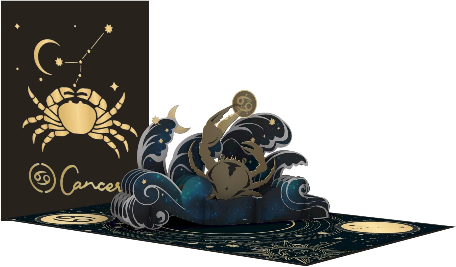 Amazon.com : iGifts And Cards Cancer Zodiac Sign 3D Popup Greeting Card ...