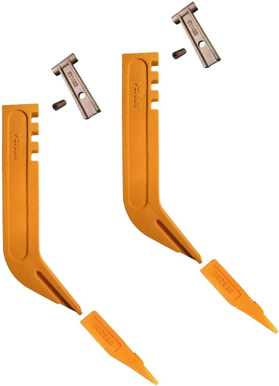 Amazon.com: 2 Scarifier Shank, Tip, & Keeper, Fits Most CAT & Some John ...