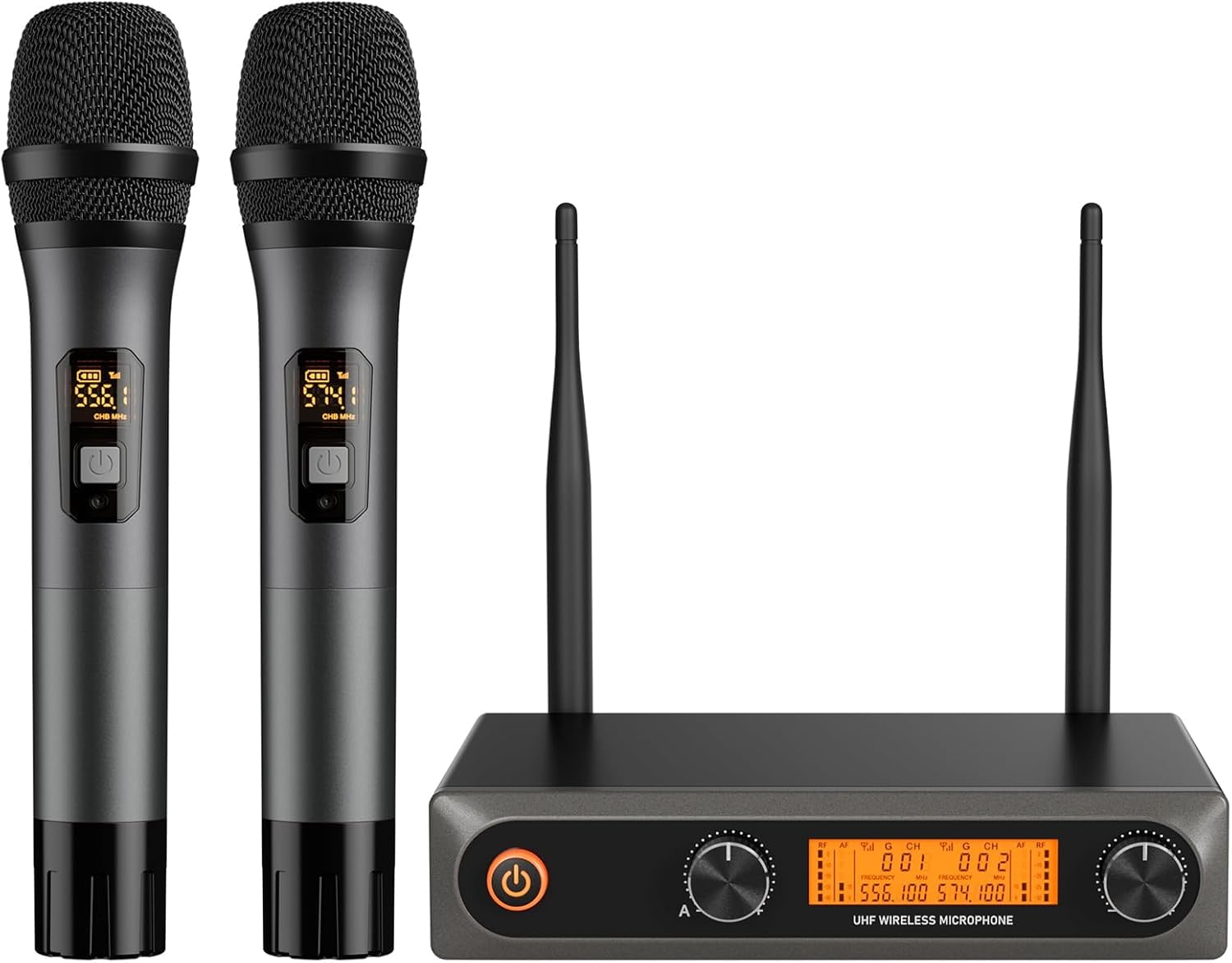 Snapklik.com : Voijump Wireless Microphone Karaoke System, Dual UHF ...