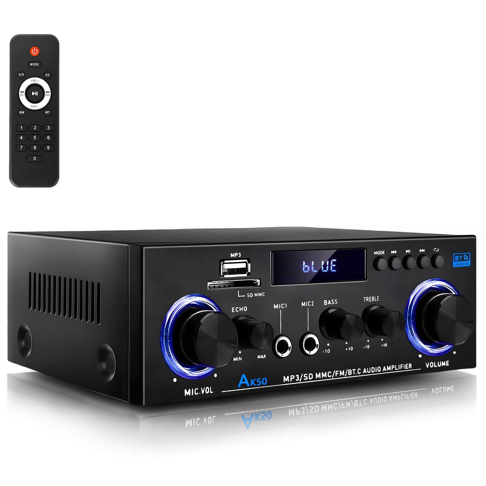 Snapklik.com : WOOPKER AK50 Amplifier Home Audio Stereo Receivers