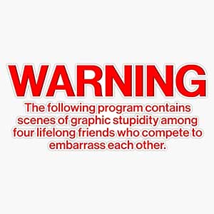 Amazon.com: Warning Impractical Red Joke Meme Jokers Vinyl Sticker Waterproof Bumper Sticker ...