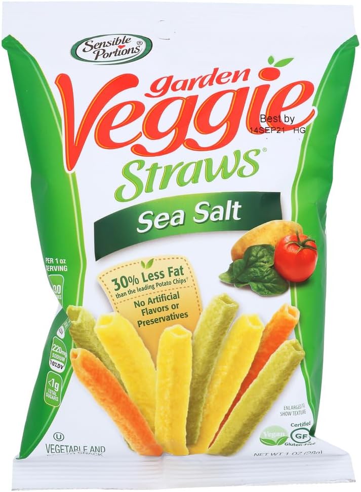 Amazon.com: Sensible Portions Veggie Straws Multi-Pack, Sea Salt and ...
