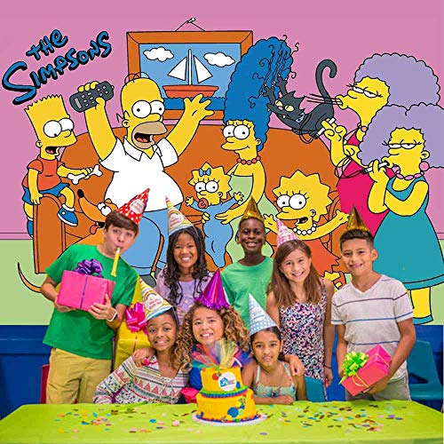 Buy The Simpsons Backdrops Poster Cartoon Funny Family Donut Baby ...