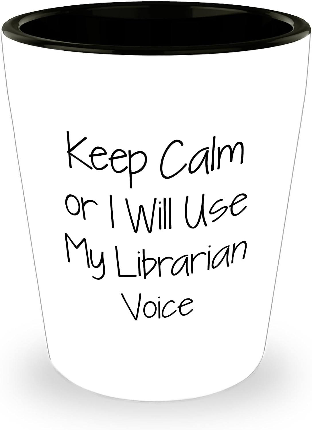 Amazon.com | Funny Librarian Gifts for Birthday, Keep Calm Or I Will ...